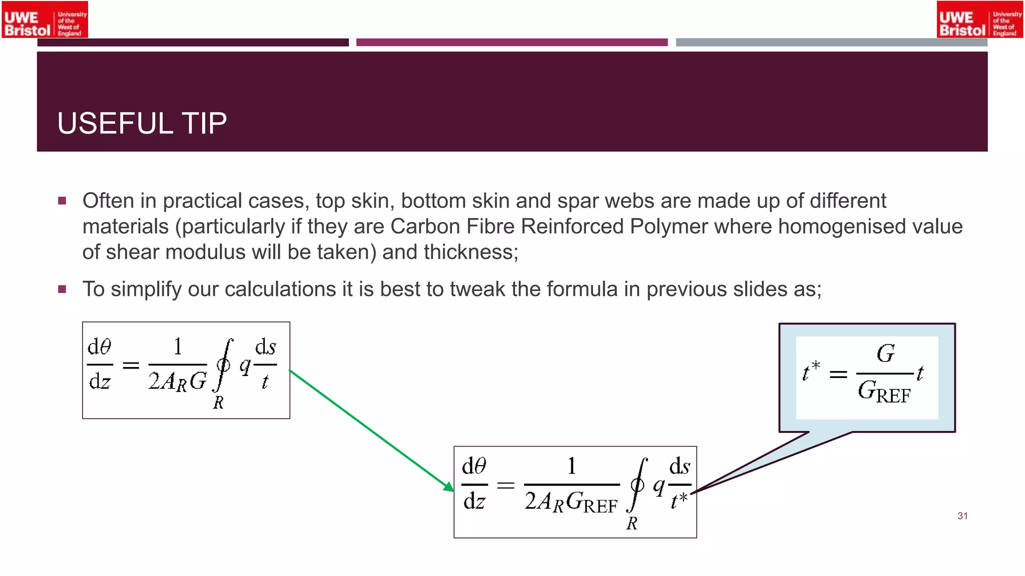 Lec5 torsion of thin walled beams | PPTX
