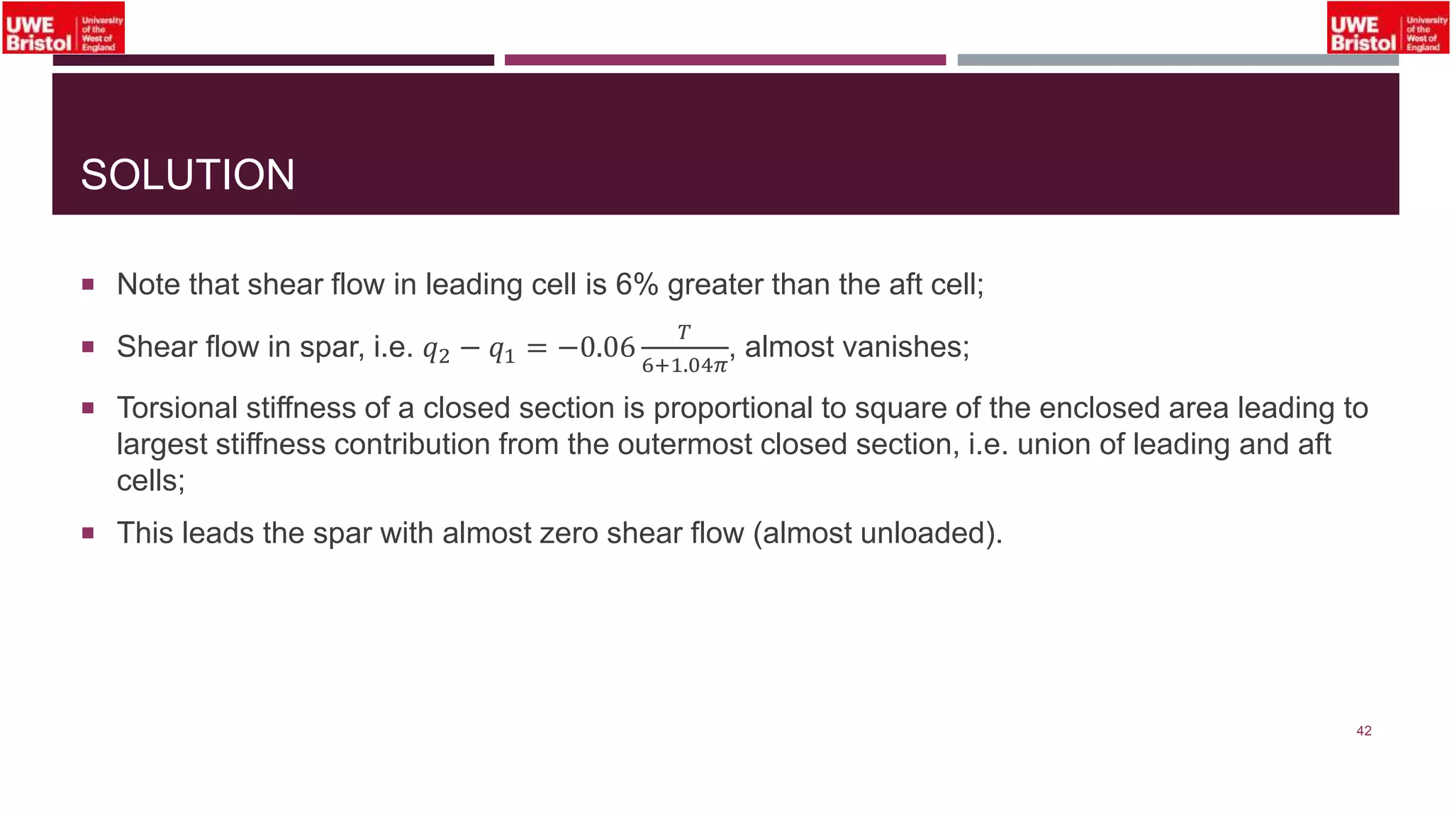 Lec5 torsion of thin walled beams | PPTX