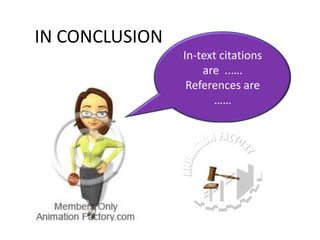 Lec 6: In-Text Citation and References | PPTX