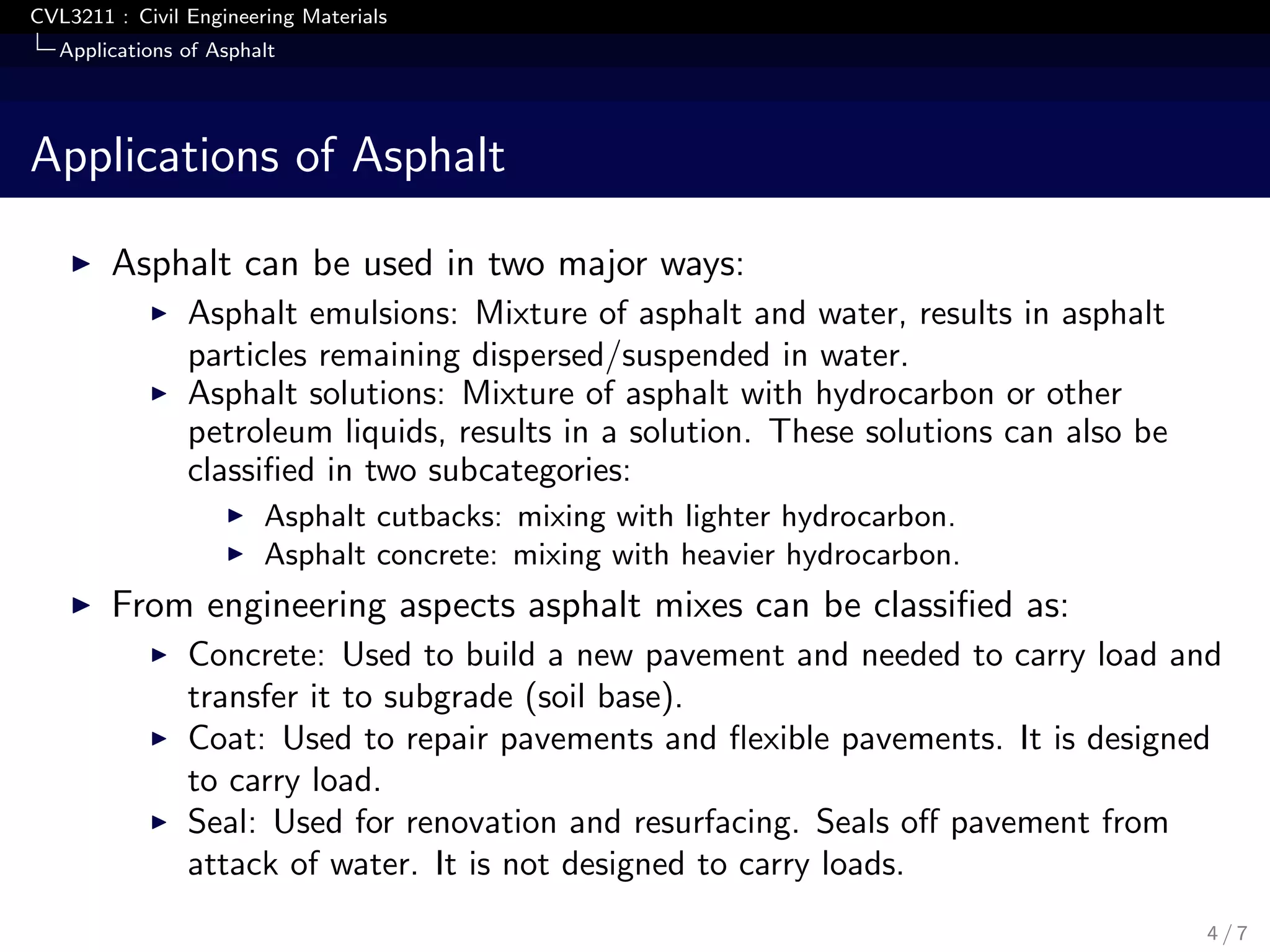 Lecture on Asphalt/Bitumen | PDF