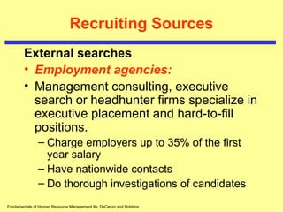 how to define recruitment. What are recruitment goals? Explain ...