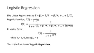 Lecture 6 - Logistic Regression, a lecture in subject module Statistical & Machine Learning ...