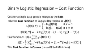 Lecture 6 - Logistic Regression, a lecture in subject module Statistical & Machine Learning ...