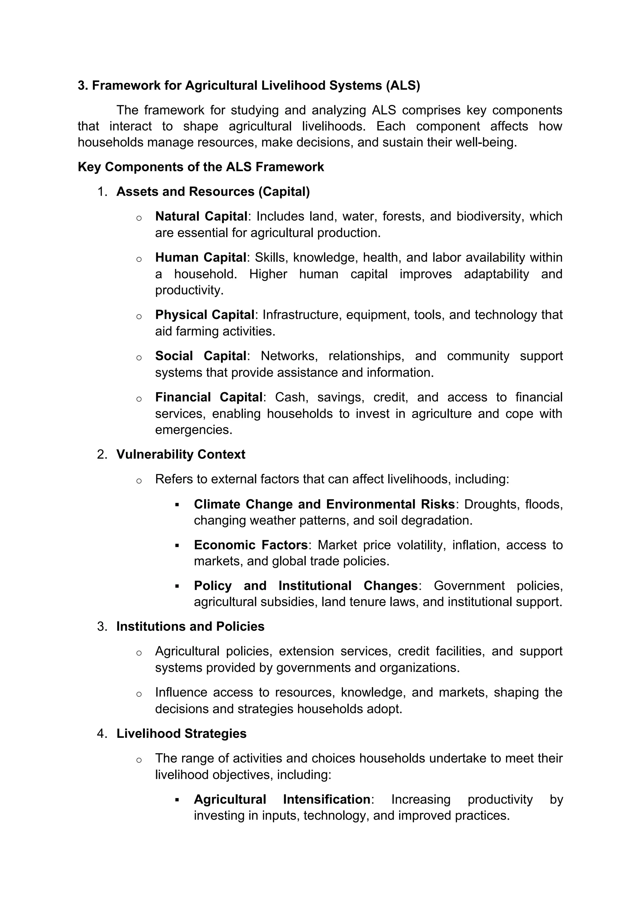 Farming system and livelihood management | DOCX