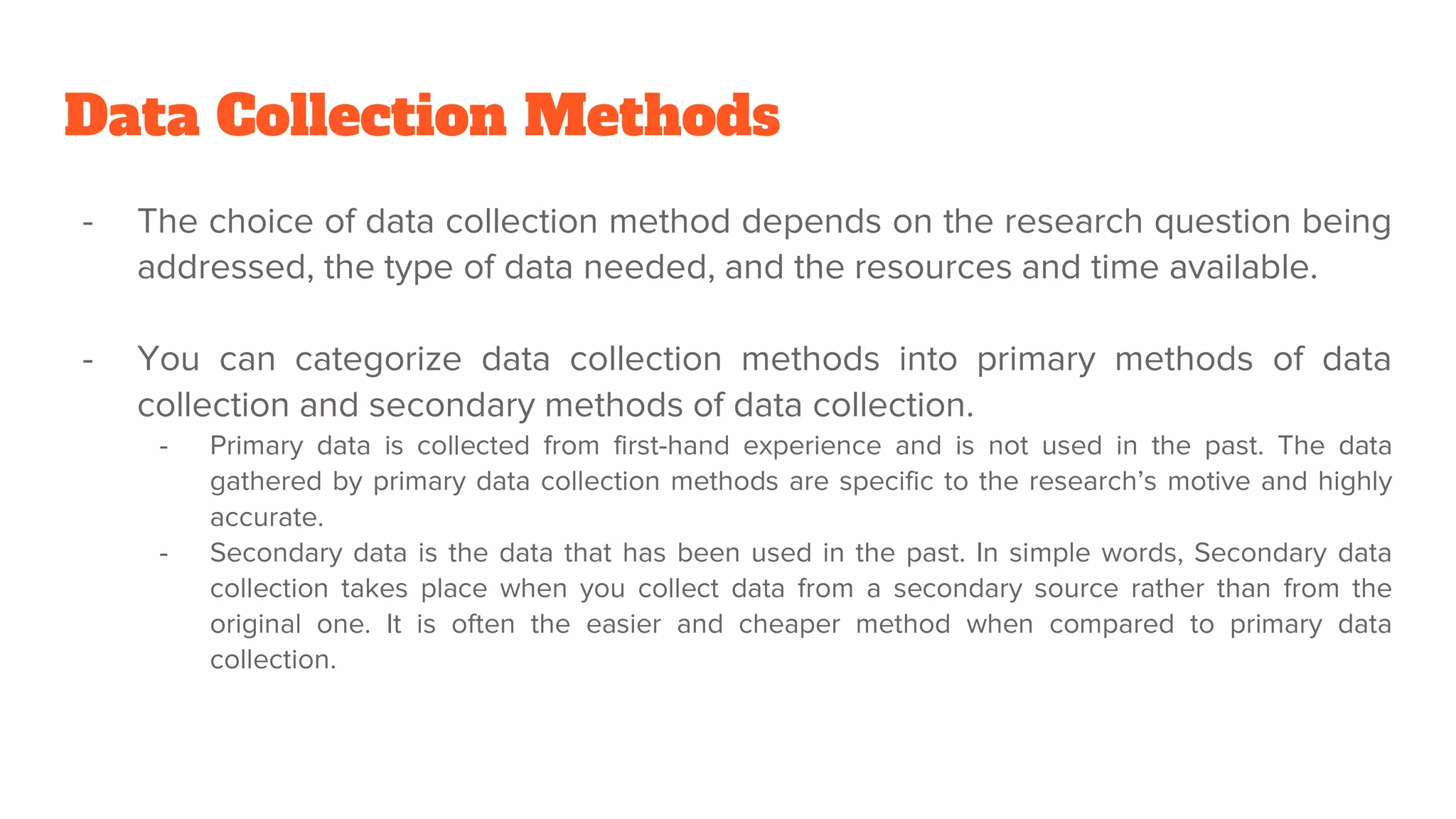 Lec 6 - Data Collection.pdf | Databases | Computer Software and ...