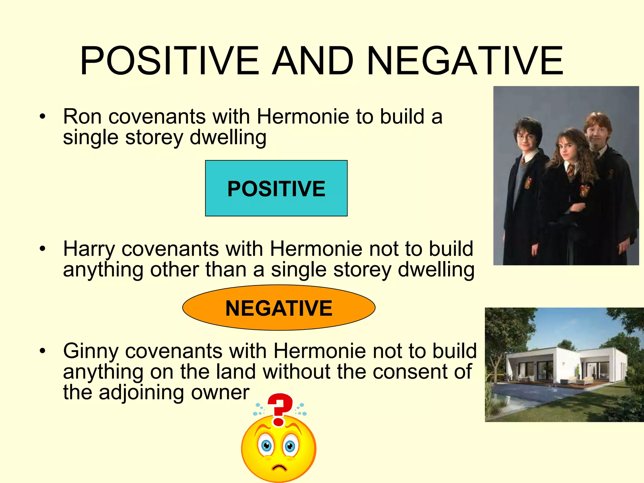 Lec 6 - Freehold Covenants part 1 - .ppt