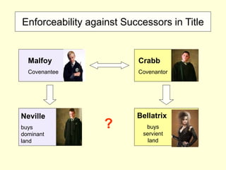 Lec 6 - Freehold Covenants part 1 - .ppt