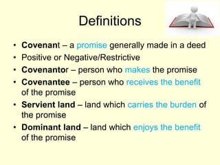 Lec 6 - Freehold Covenants part 1 - .ppt
