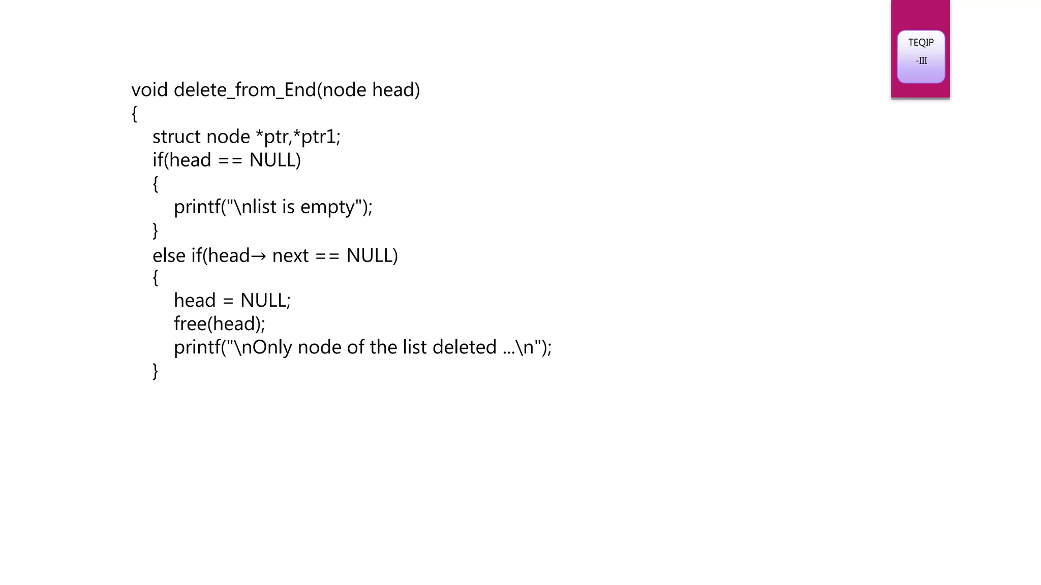 Linked list part-3 | PPT