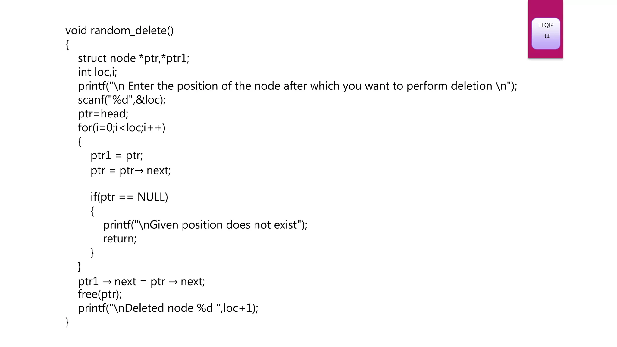 Linked list part-3 | PPT