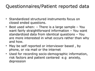 Data Collection Methods for research or thesis | PPTX