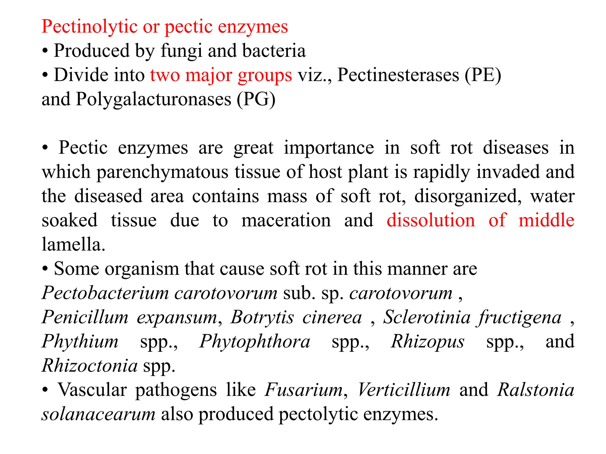 Plant pathology role of enzymes in plants disease | PPTX