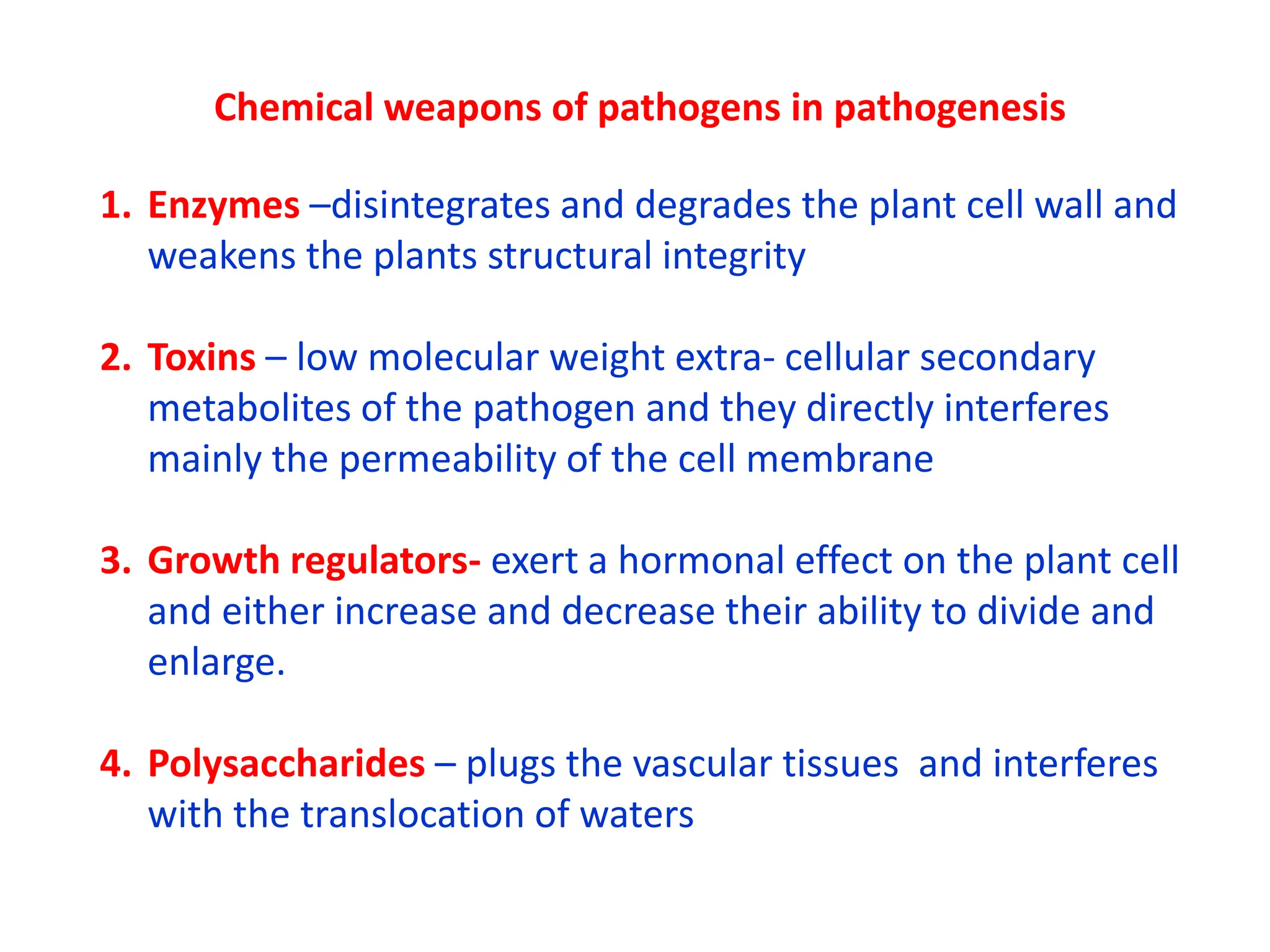Plant pathology role of enzymes in plants disease | PPTX