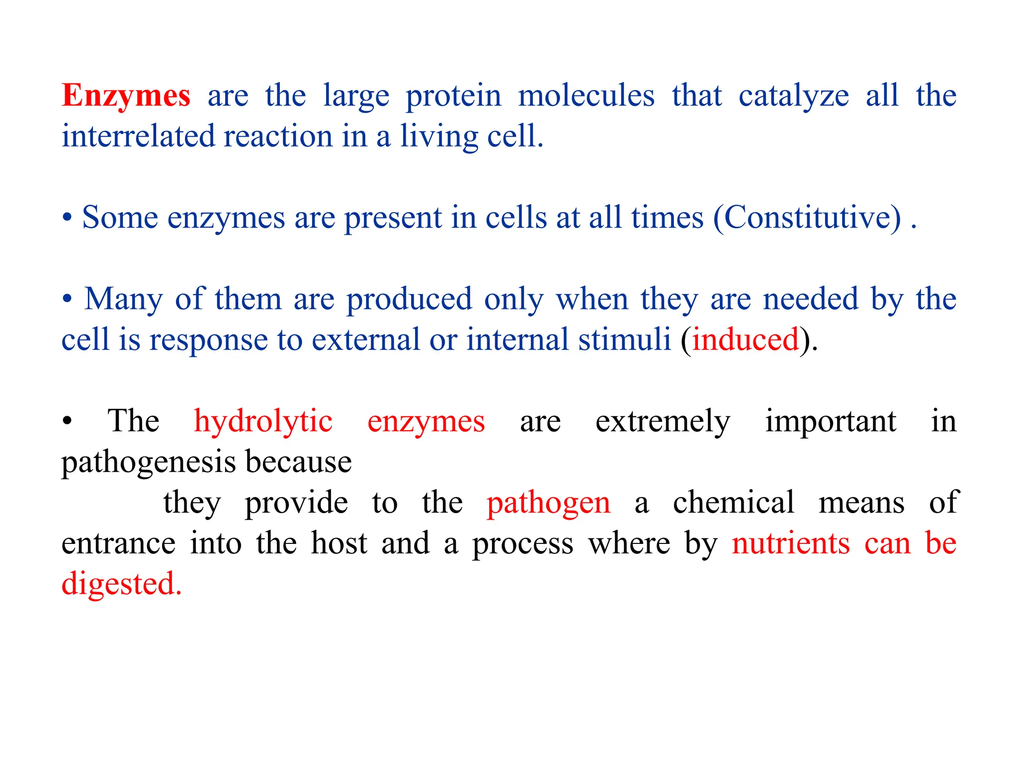 Plant pathology role of enzymes in plants disease | PPTX