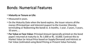 Lec 6 FM Numl 2024 concepts in valuation of bonds | PPT