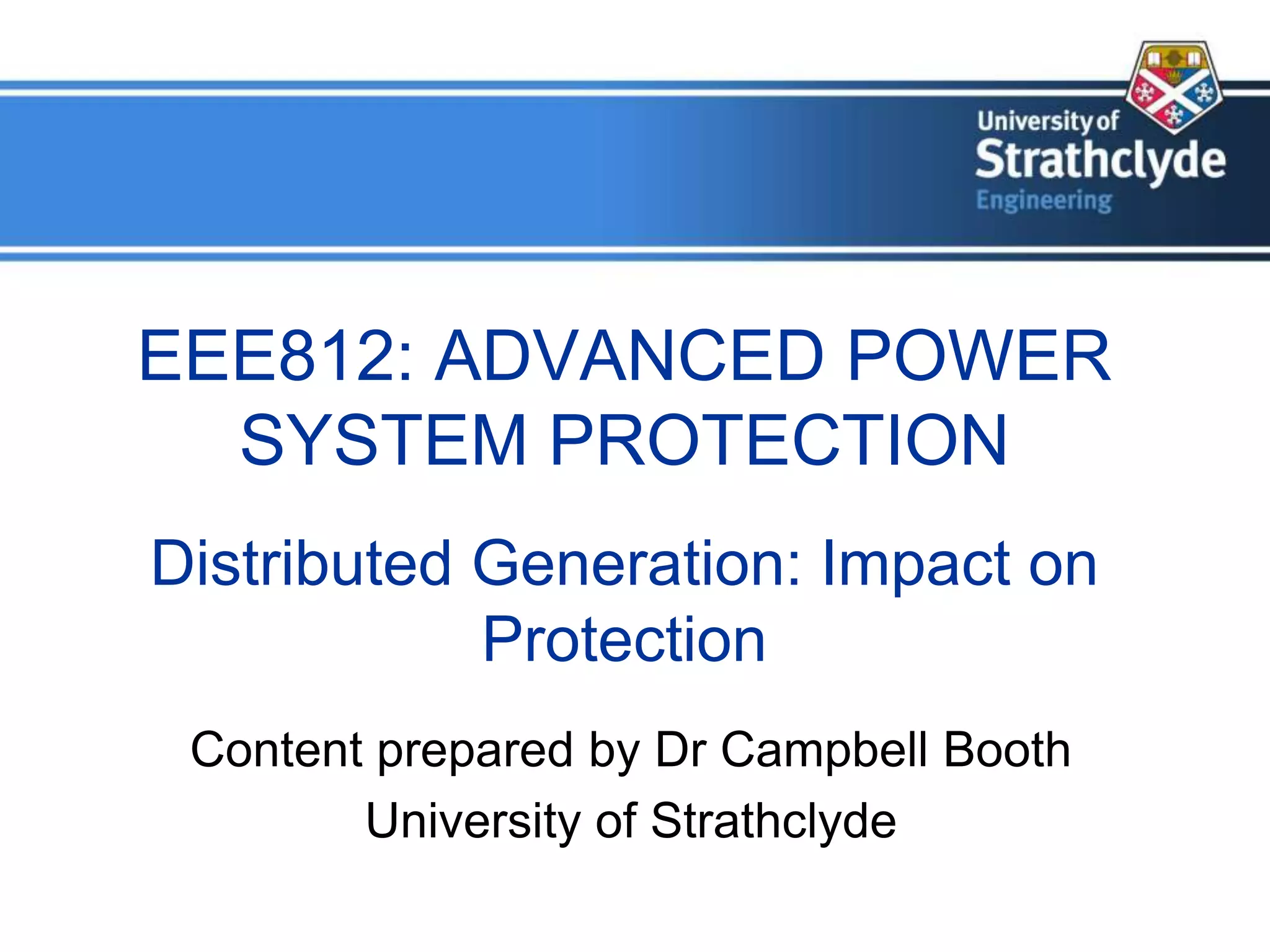 Lec6 impact of embedded generation (1) | PPTX