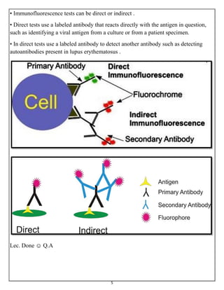 Chemiluminescence immunoassay and Immunofluorescence Assay | PDF