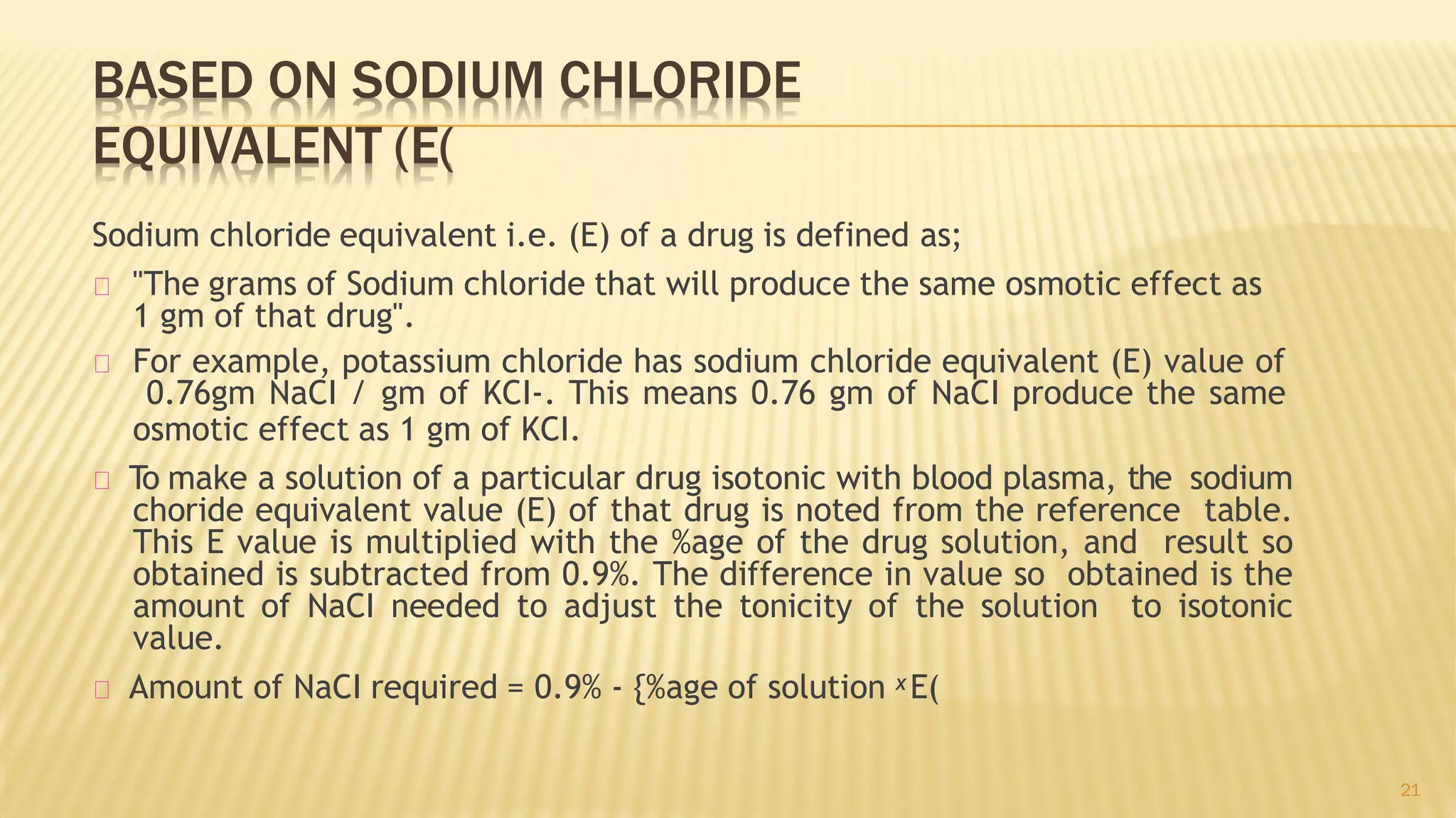 Lec 6 isotonic solutions | PDF