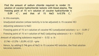 Lec 6 isotonic solutions | PDF