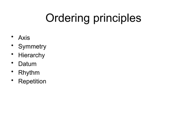lecture Ordering principles of shapespptx | PPT