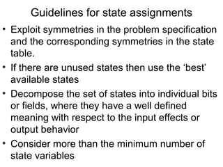 State Machine Design and Synthesis | PPT
