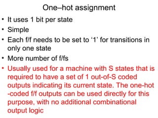 State Machine Design and Synthesis | PPT