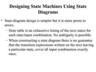 State Machine Design and Synthesis | PPT
