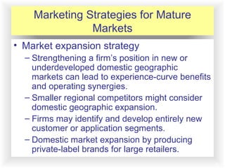 Strategies for Mature and Declining Markets | PPT