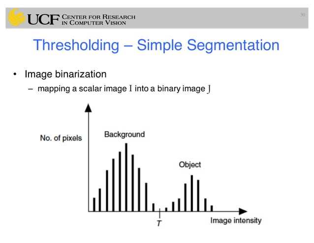 Lec7: Medical Image Segmentation (I) (Radiology Applications of ...