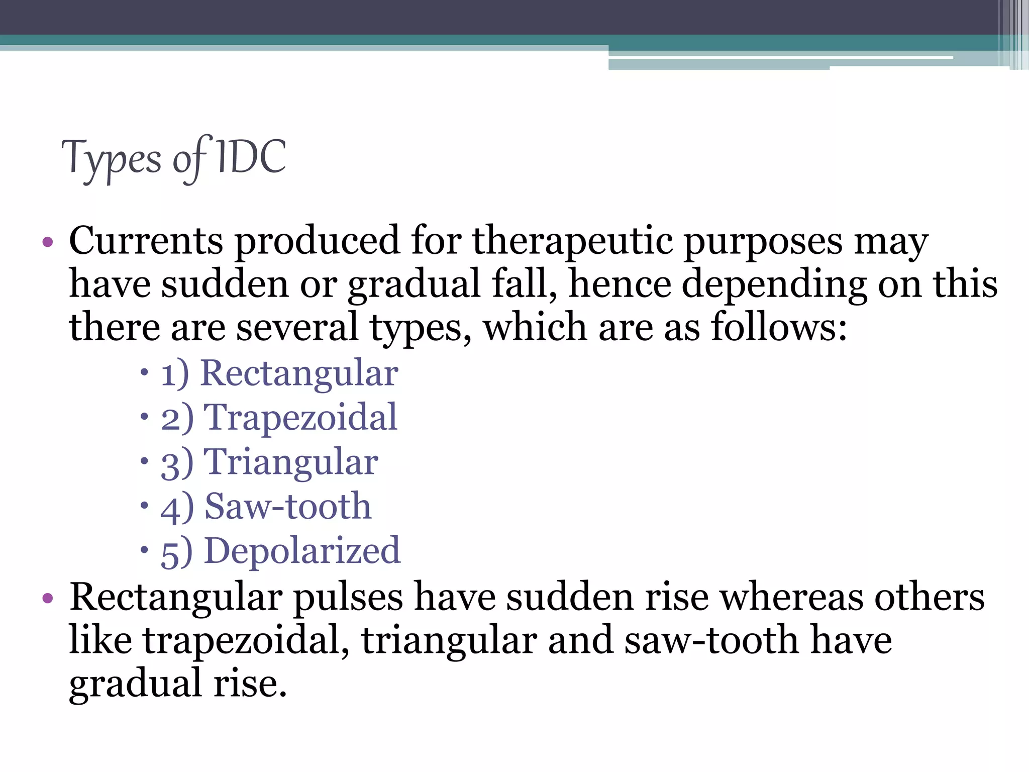 Interrupted Direct Current | PPTX