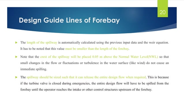 Lec7. Design Of Forebay-1.pdf | Canoeing and Kayaking | Extreme Sports