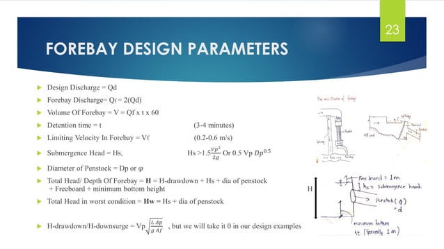 Lec7. Design Of Forebay-1.pdf | Canoeing and Kayaking | Extreme Sports