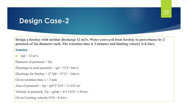 Lec7. Design Of Forebay-1.pdf | Canoeing and Kayaking | Extreme Sports