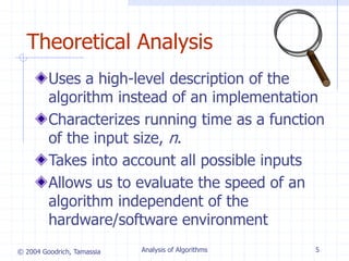 analysis of algorithms | PPT