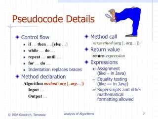 analysis of algorithms | PPT