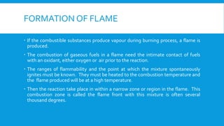 Flame theory - structure - its phenomena | PPTX