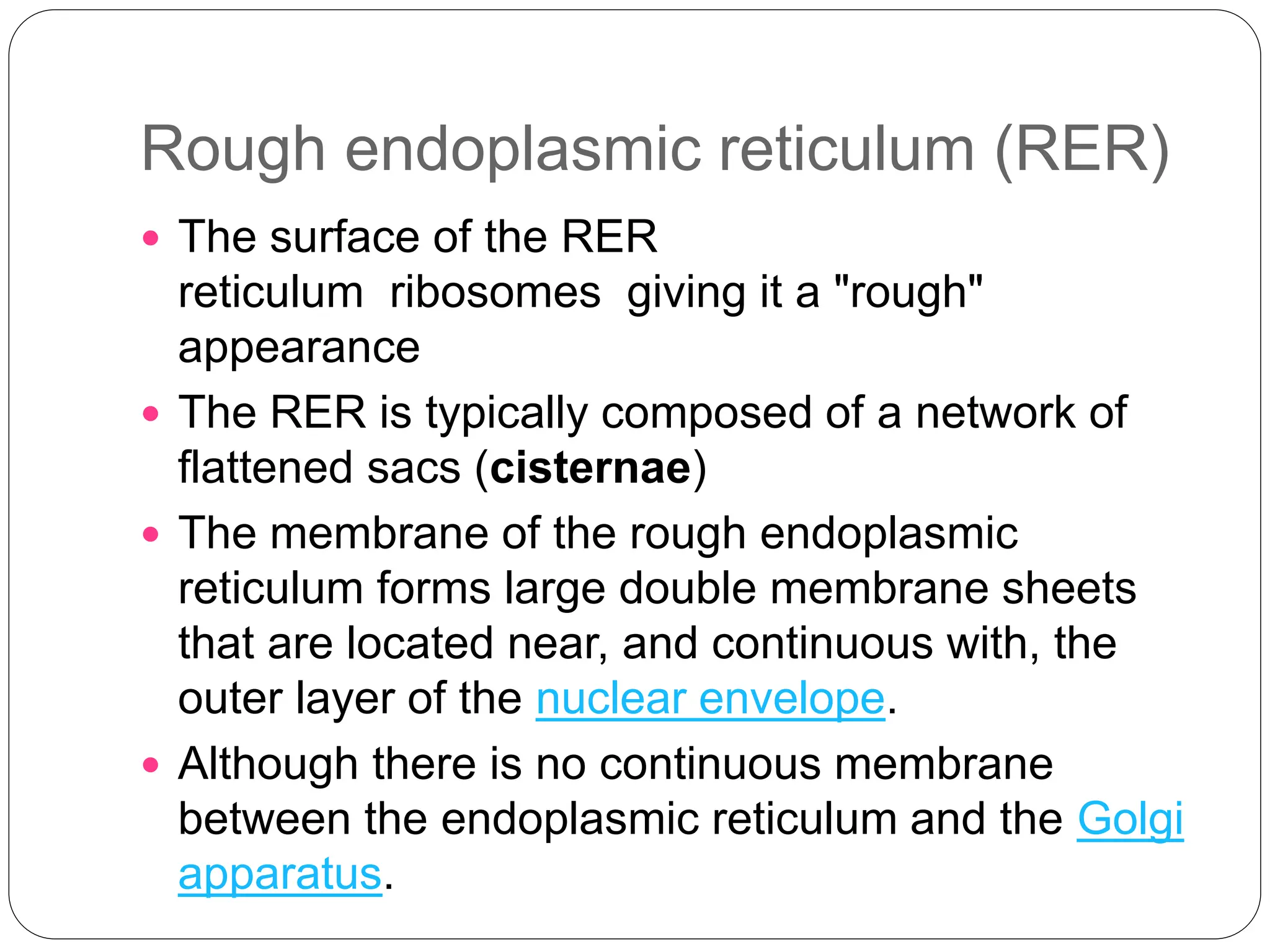 Endoplasmic system (structure and function)) | PPTX
