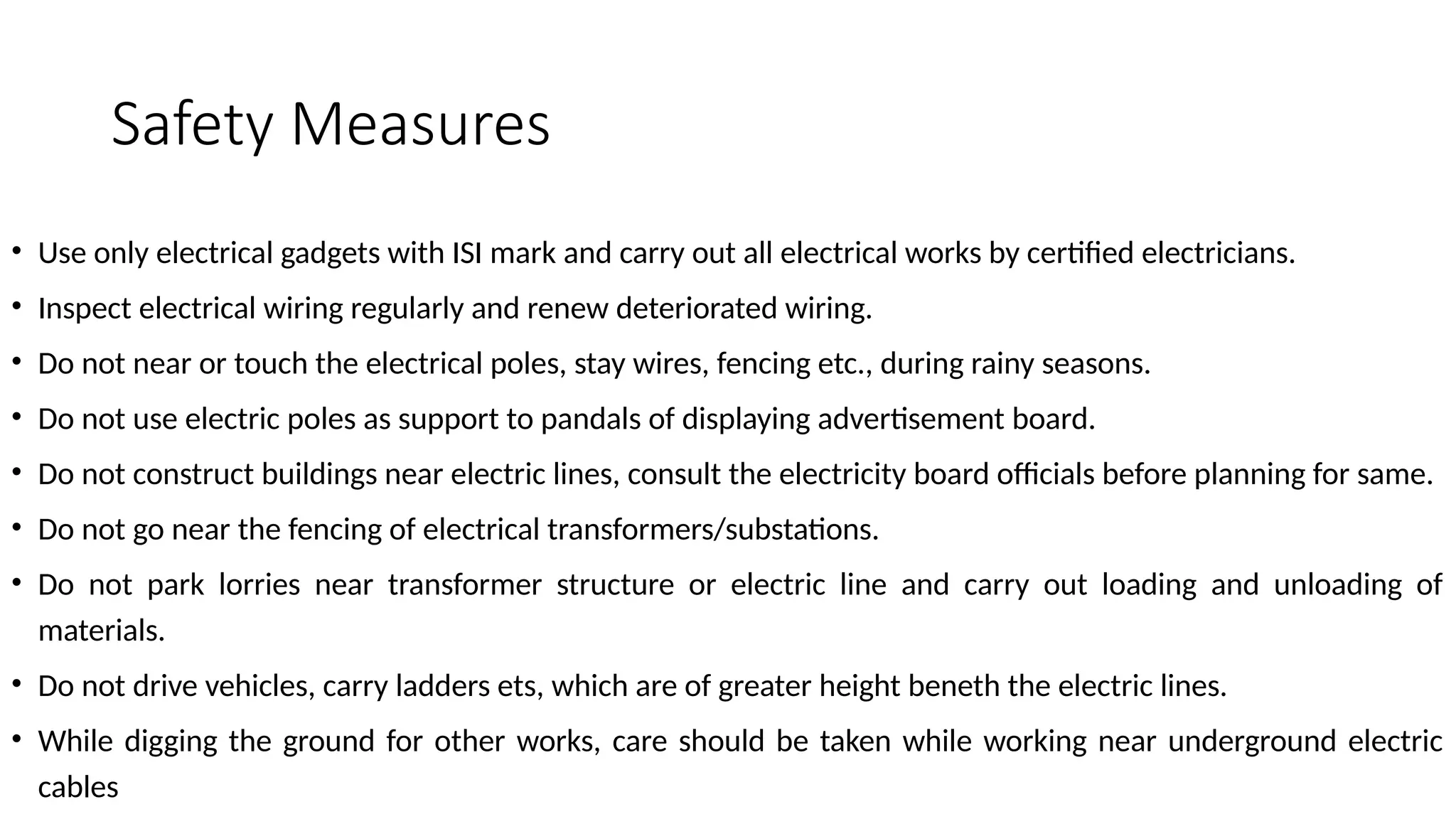 Causes of Electrical accidents and Factors affecting the severity of ...