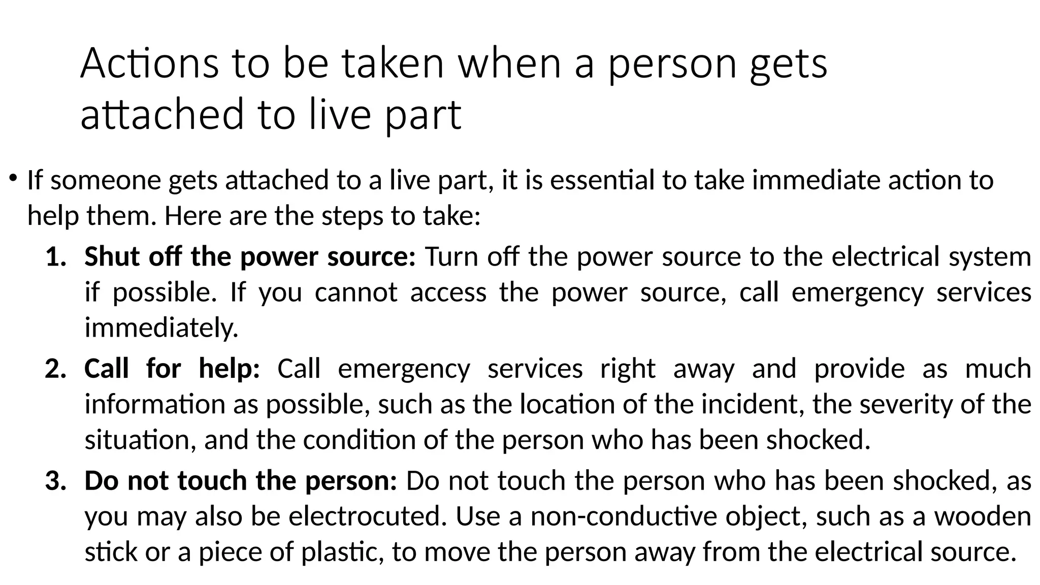 Causes of Electrical accidents and Factors affecting the severity of ...