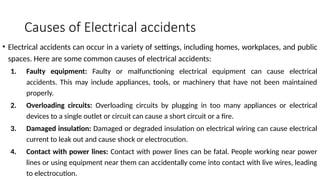 Causes of Electrical accidents and Factors affecting the severity of ...