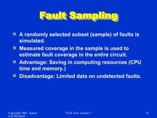 Fault Simulation in testing and verification or DFT model | PPT