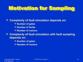 Fault Simulation in testing and verification or DFT model | PPT