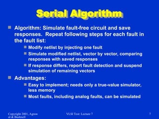 Fault Simulation in testing and verification or DFT model | PPT