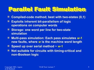 Fault Simulation in testing and verification or DFT model | PPT