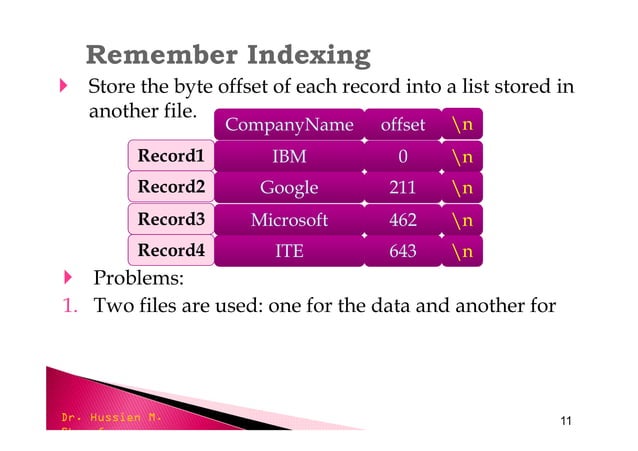 CS215 - Lec 7 managing records collection | PDF | Databases | Computer Software and Applications