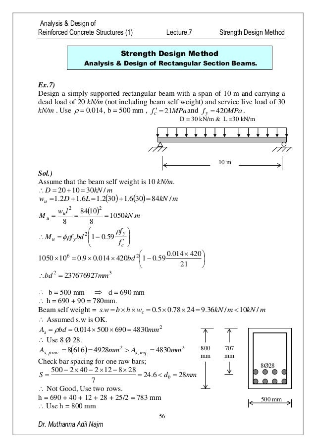 Lec.7 strength design method rectangular sections 3
