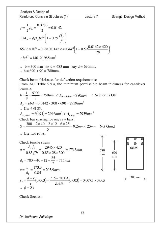 Lec.7 strength design method rectangular sections 3