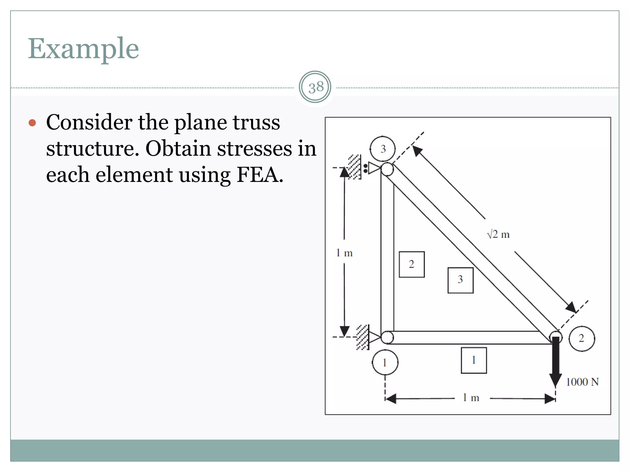 Finite Element Analysis of Truss Structures | PPTX