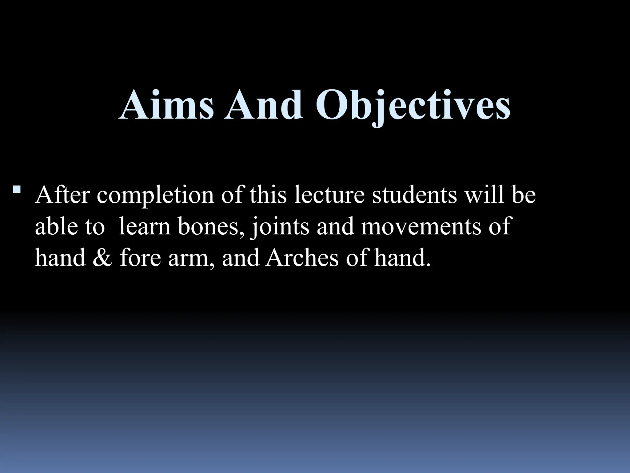 Understanding anatomy of upper limb lecture | PPT
