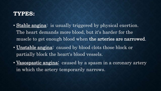 Lec7 angina, mi | PPTX | Heart and Cardiovascular Diseases | Diseases ...